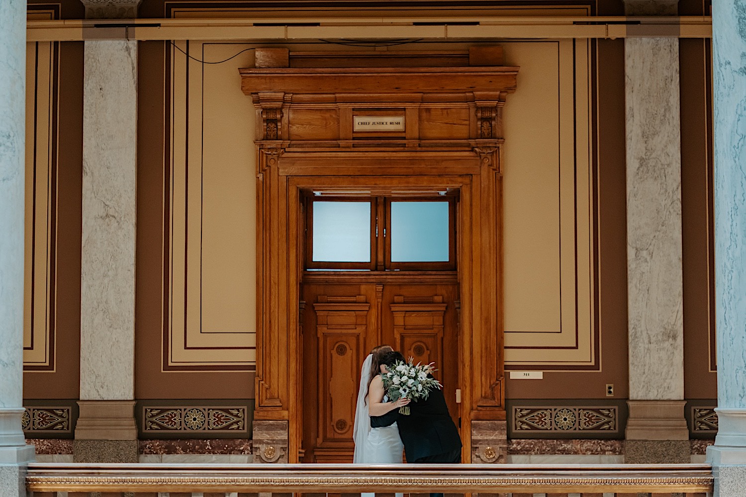 Intimate Wedding at the Indiana State House | Kyleigh & Tyler ...