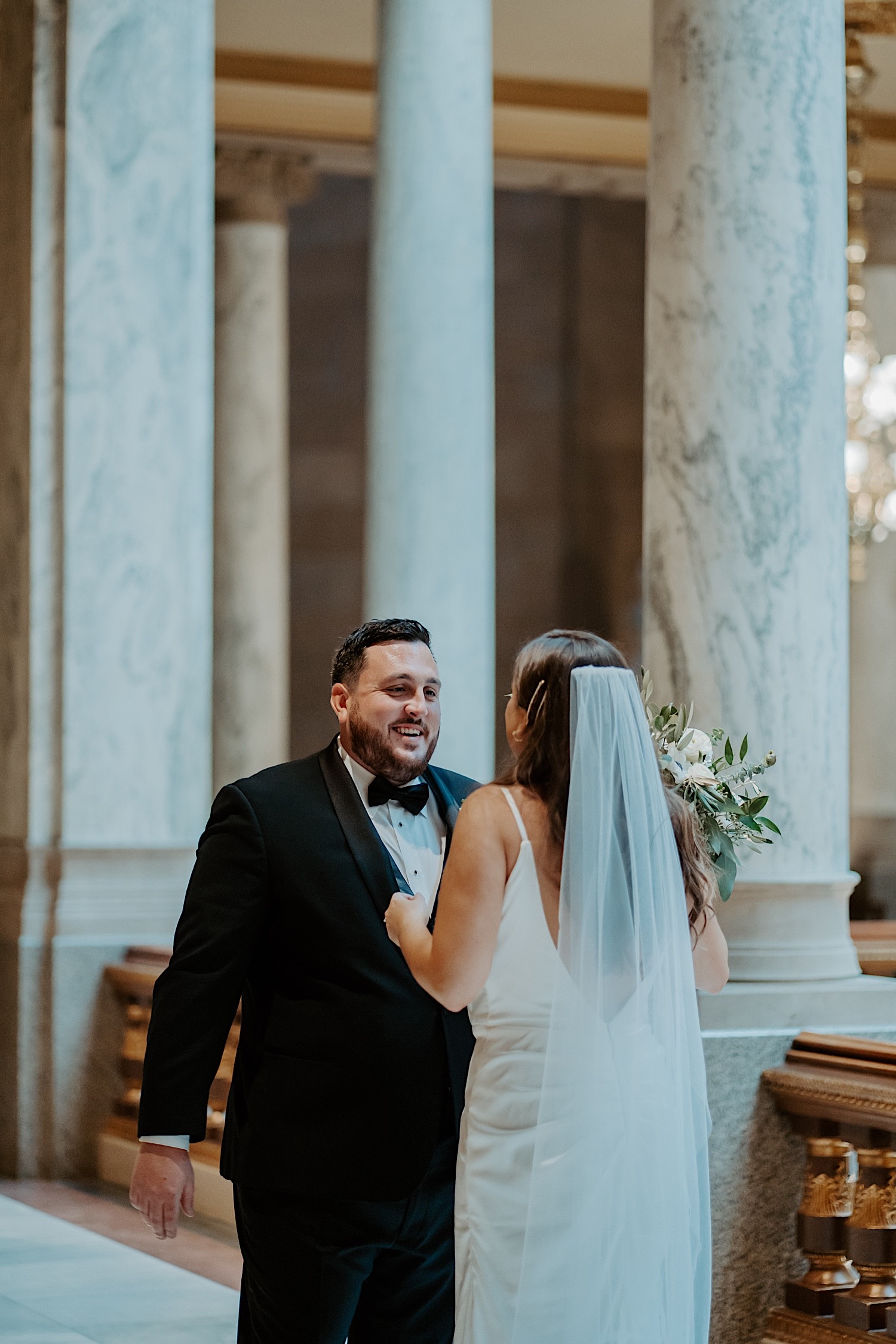 Intimate Wedding at the Indiana State House | Kyleigh & Tyler ...